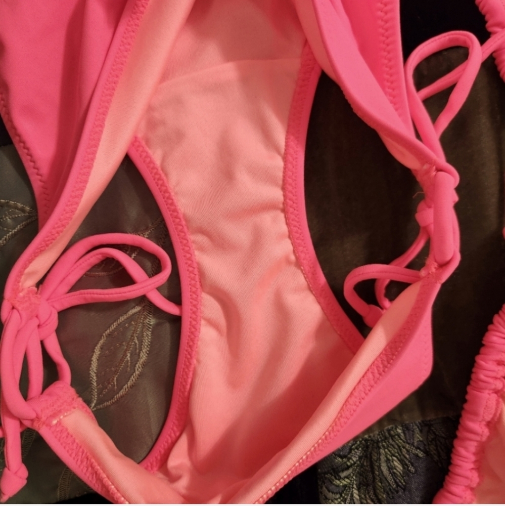 Victorias Secret Neon Triangle Bikini Gem